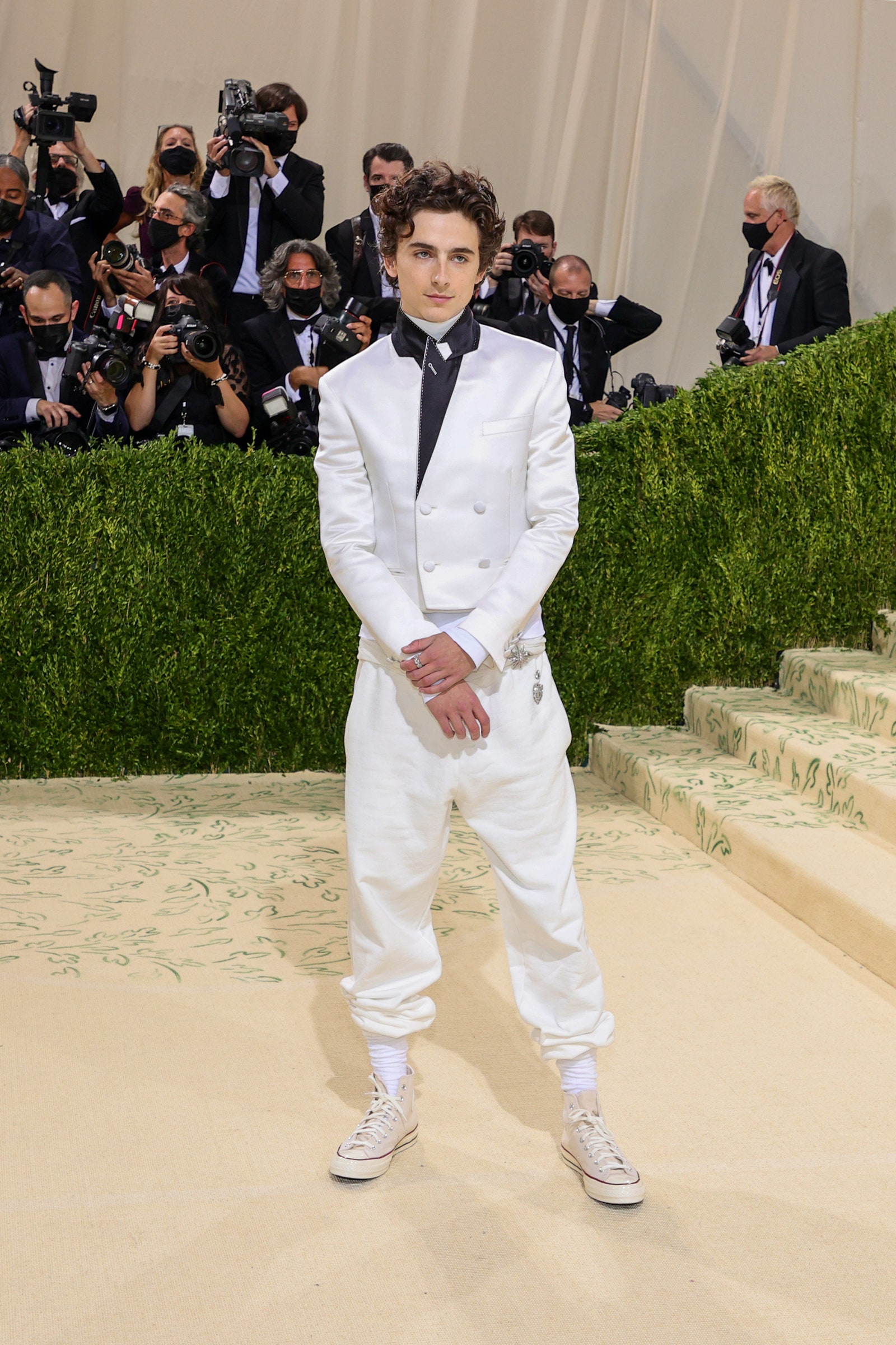 Timothée Chalamet in Haider Ackerman and Converse – The Good, The Bad ...